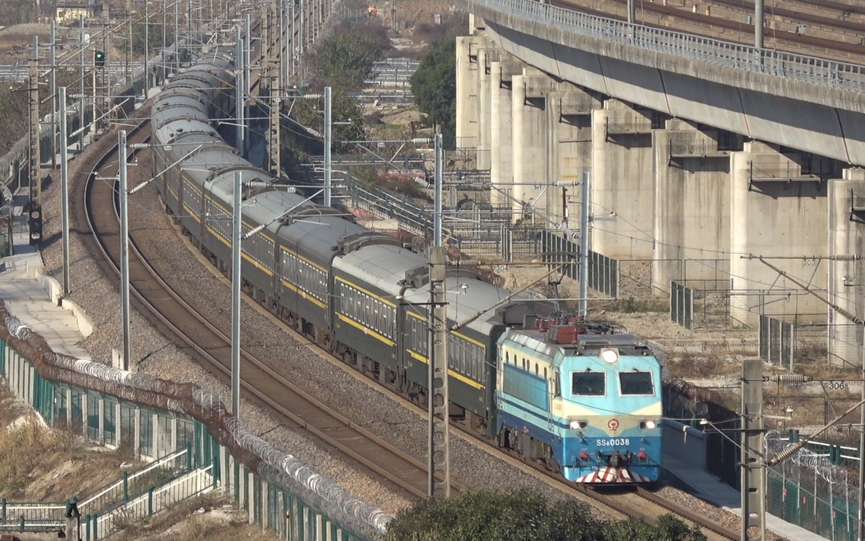 【中国铁路】[运行最终日] 上局沪段SS80038 牵引 末班K759次 上海南...