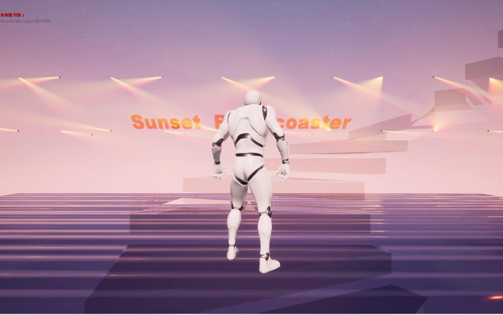 落日飞车 模拟器V0.1 UE4 快速搭建 虚拟空间概念舞美设计