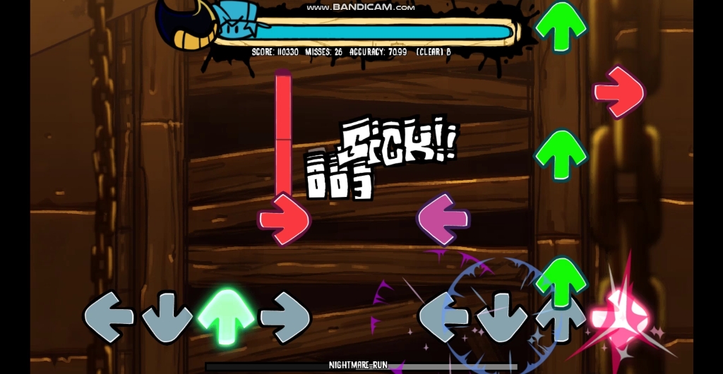 FNF班迪第4阶段通关 miss81