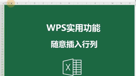 随意插入行列数量。 #excel #excel技巧