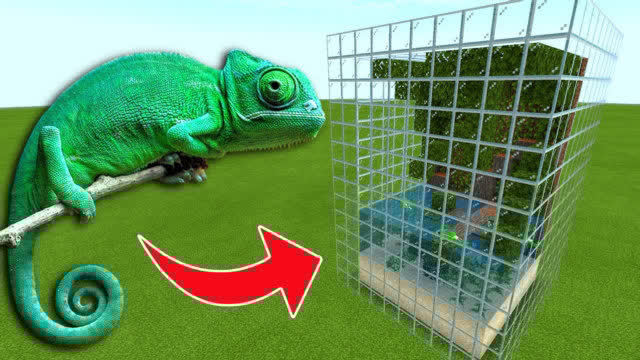 我的世界:抓一只变色龙当宠物与制作装备