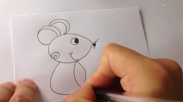 育儿丨儿童简笔画小老鼠