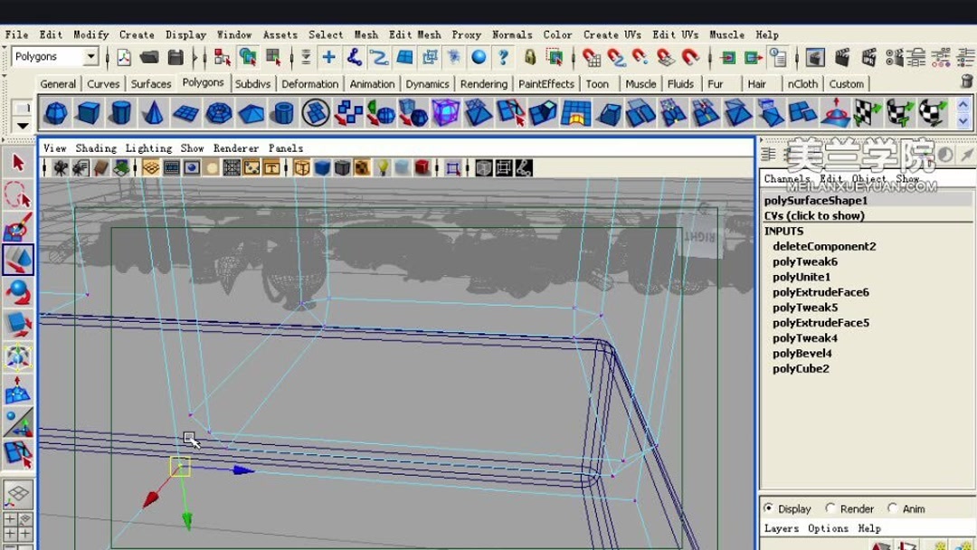 maya视频教程_2.1 室内场景建模A
