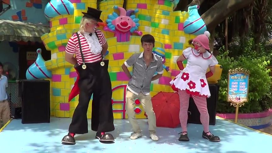 乌克兰滑稽表演接中国景区邀请预订(2)#滑稽 #小丑 #搞笑 #幽默