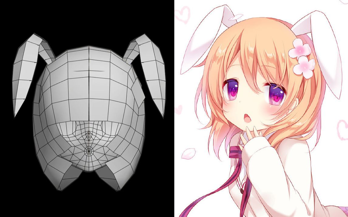 【3DMAX角色建模】超详细讲解:从box到手绘贴图可爱人物模型建模...