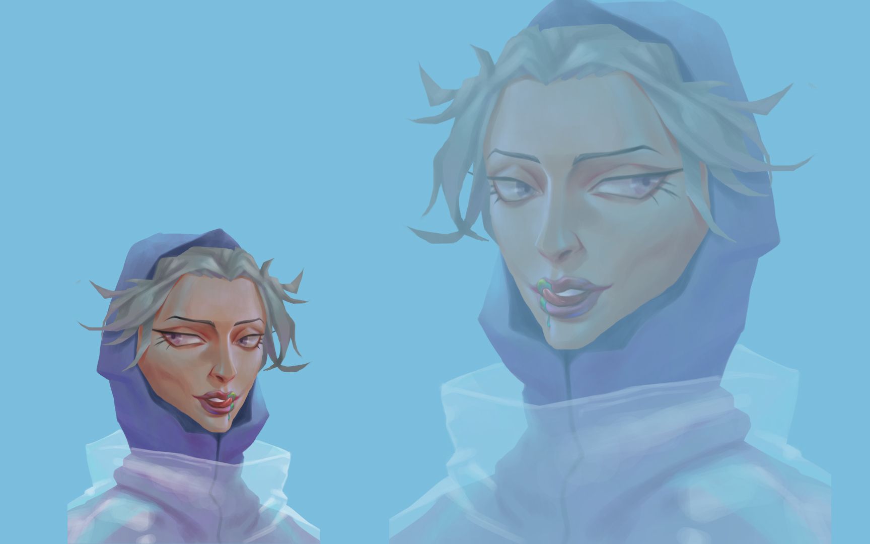 原画Ps教学-色彩画卡通线稿