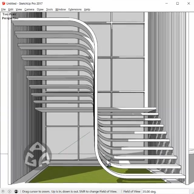 SU高级建模Plugins used curviloft, vertex tools, joint push pull and 1001...