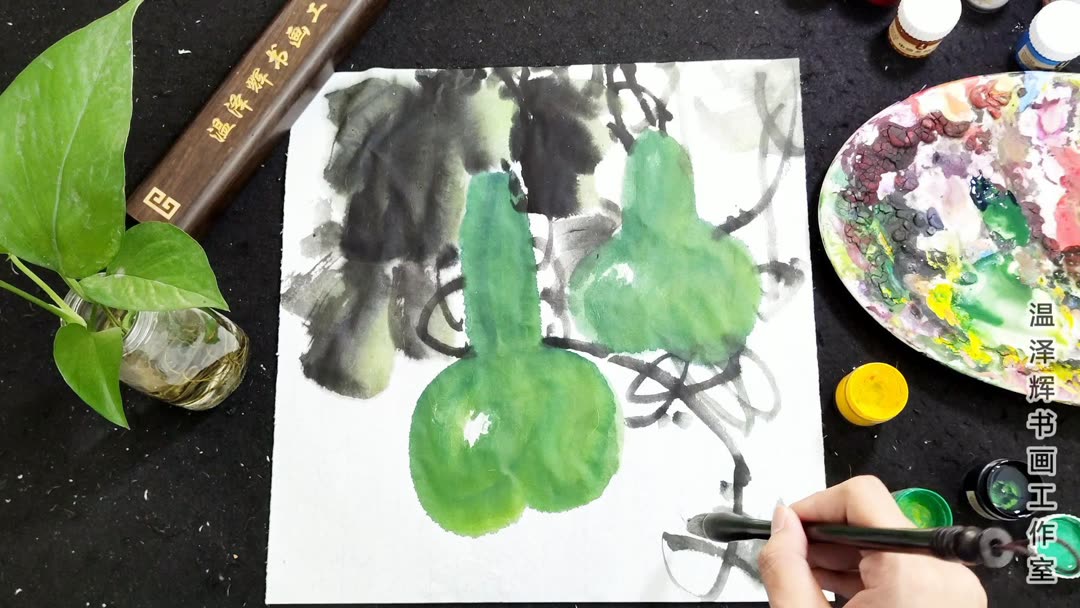 暑假学画画,10秒就能画出个葫芦,这也太简单了吧!