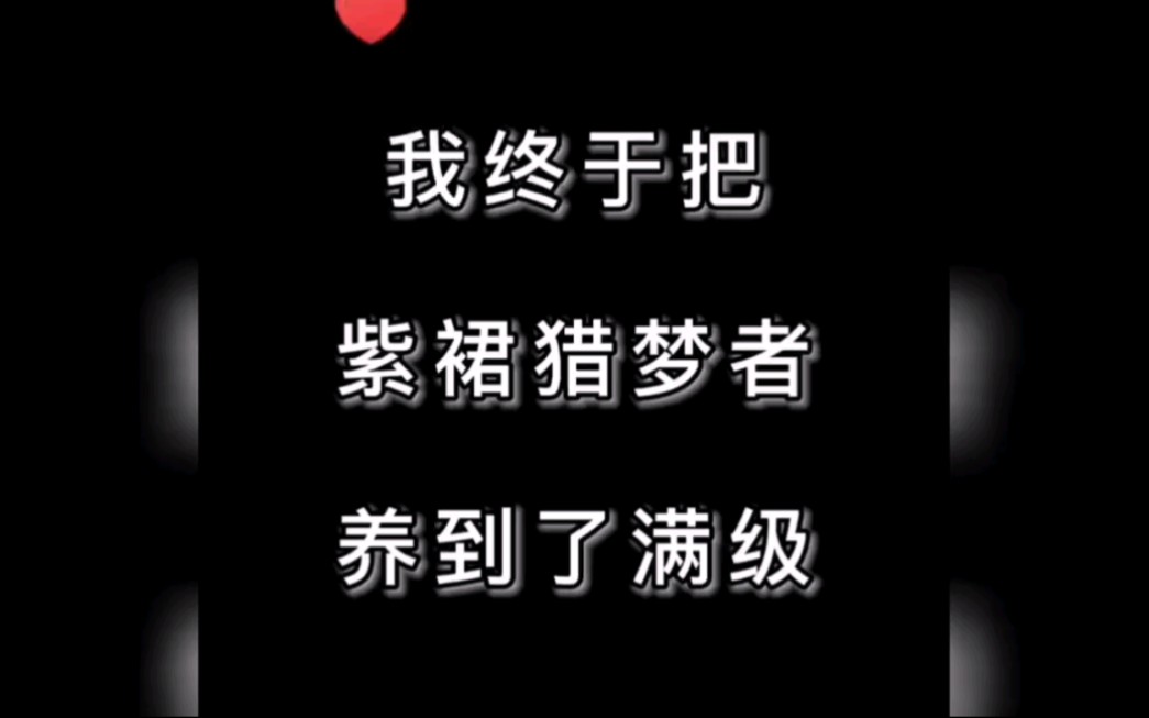 如何把紫裙猎梦者养到满级?
