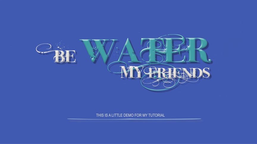 使用AE制作水滴下落