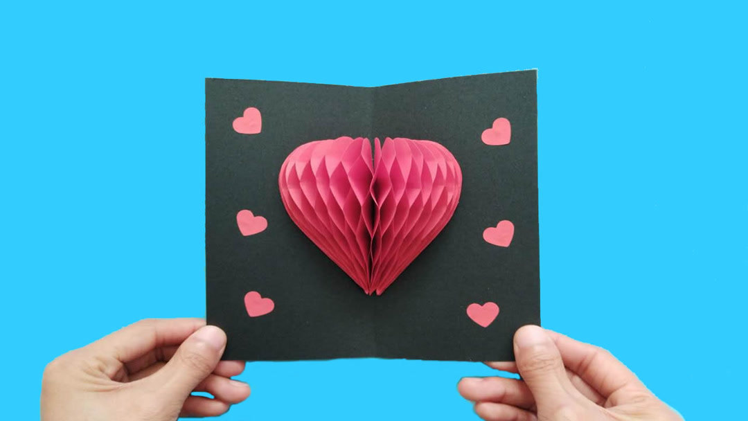 教你自制感恩节爱心贺卡,收到的人一定喜欢,手工DIY视频教程