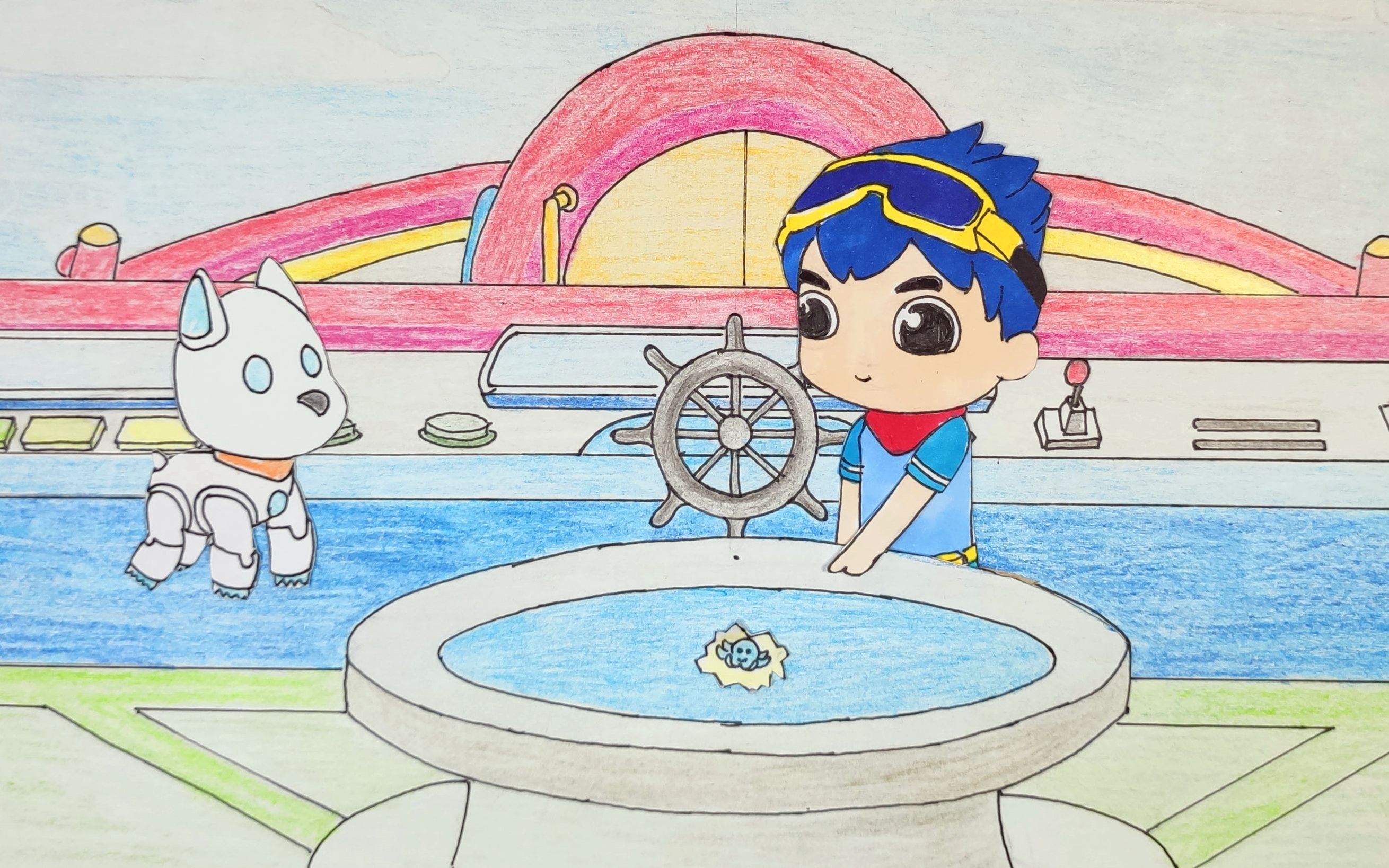 旗旗号巡洋舰:皮皮鲁找到小蜜鸭,一起吃火锅!