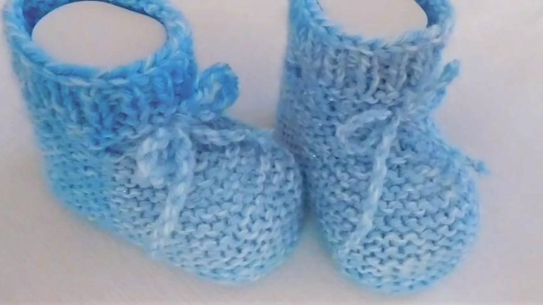 棒针婴幼儿冬季毛线鞋,宝宝鞋子编织教程,织法简单,舒适又美观