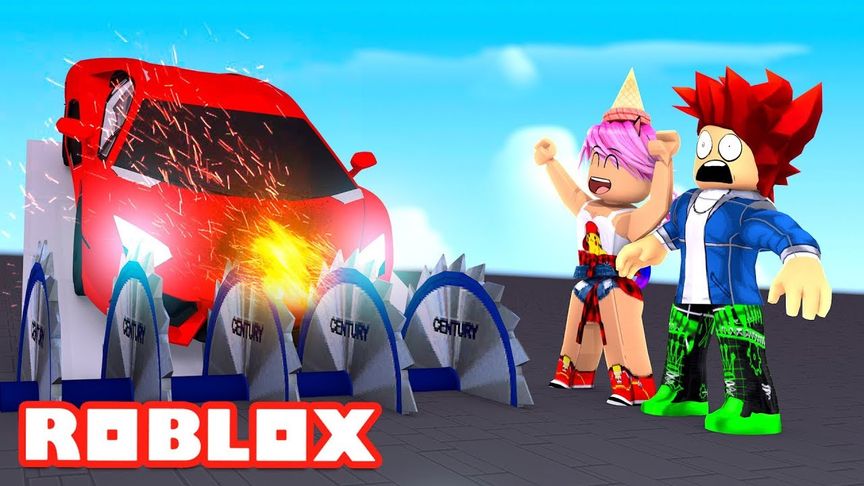 小格解说 Roblox汽车摧毁模拟器:解锁巨型压缩机!汽车被压成碎片?