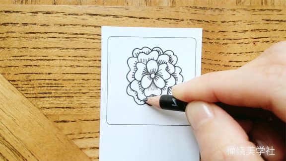 世界已经太吵,你更需要听听自己—简笔画禅绕图样91