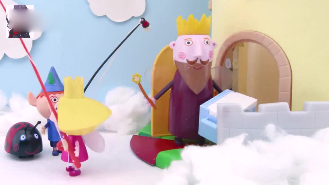 益智玩具 霍利的小王国玩具动画片,冬季捕鱼定格动画