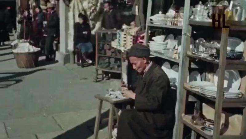 一段俄罗斯拍摄的1949年北京街头老百姓珍贵彩色纪录片,片子详实...