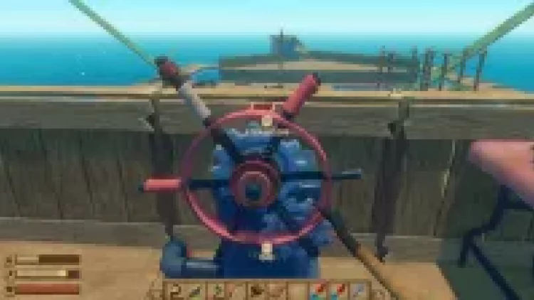 木筏求生-多人生存 第103天 恋墨的木筏终于不用手动了,进化为机械的...