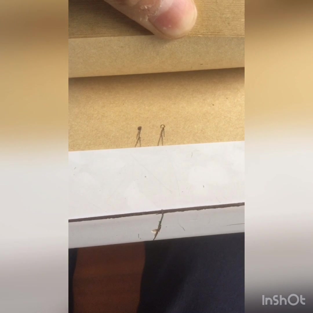 火柴人手翻画,慢动作