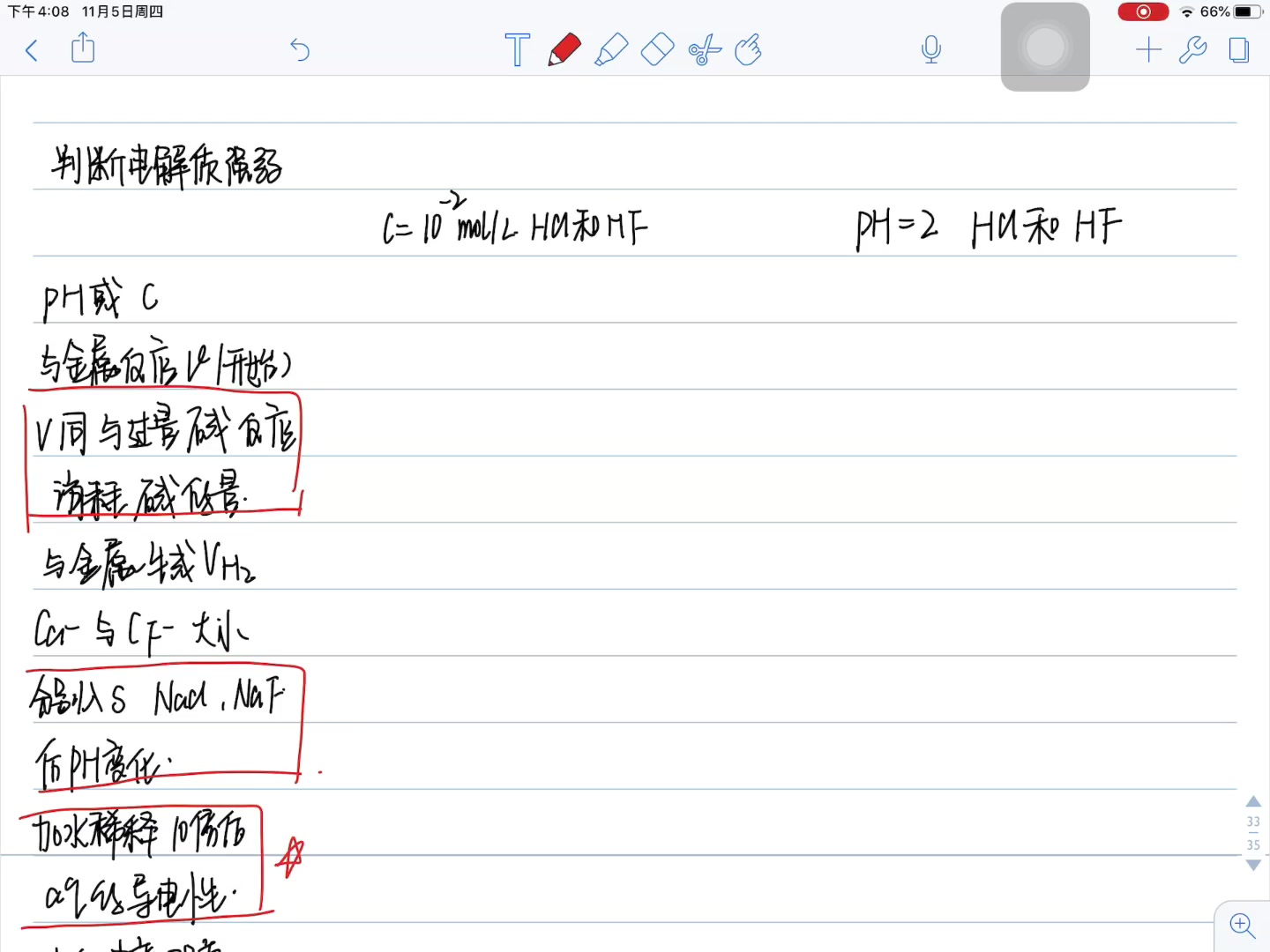 电解质强弱判断