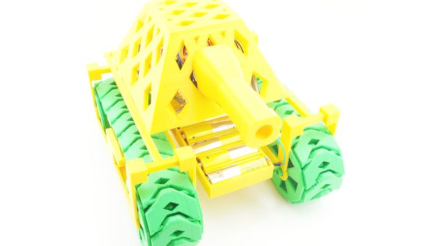 3D打印RC遥控模型玩具坦克