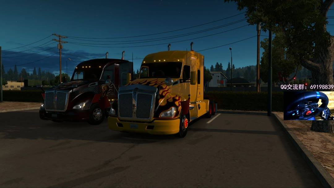 【洛神】美国卡车模拟-联机趣事 S01E12