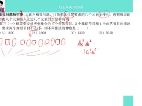 第二法不相邻问题插空法
