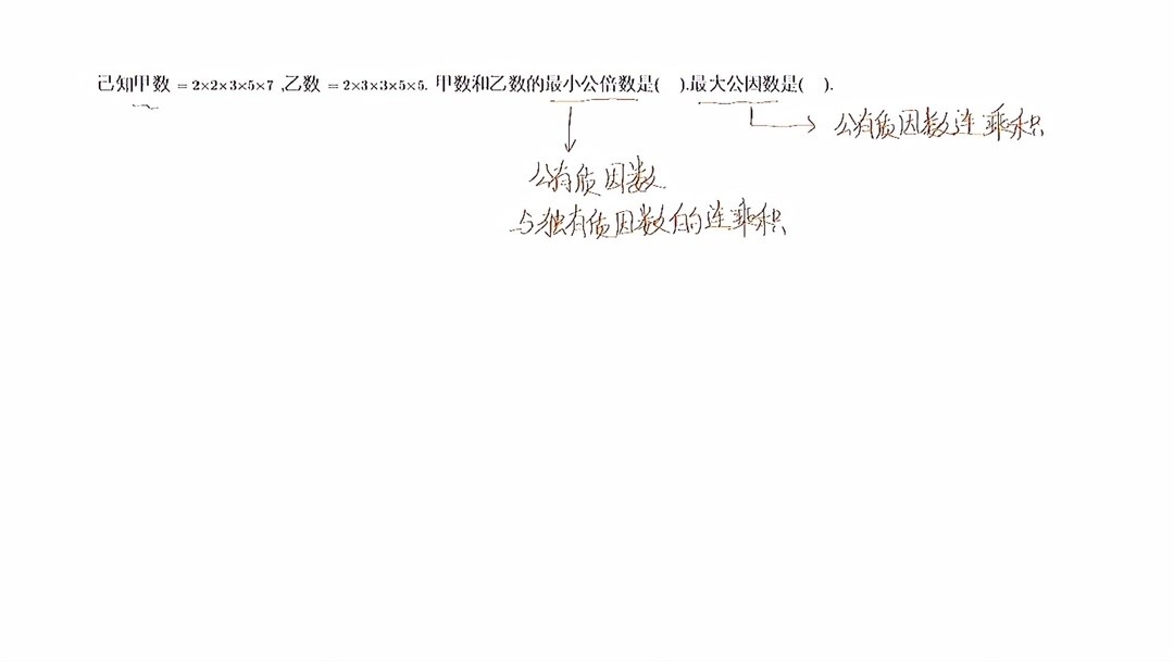 经典数学问题:最大公因数,最小公倍数怎么求,看这里