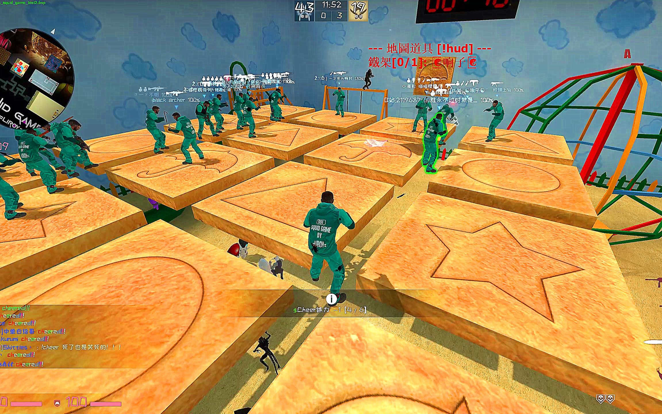 CSGO僵尸逃跑 ze_squid_game_test2(鱿鱼游戏)