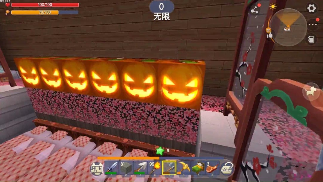 迷你世界空岛生存:从野人家搬来许多家具,好气啊有些东西用不了