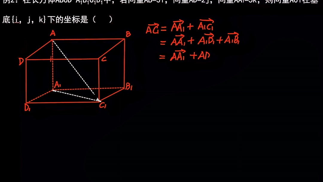 空间向量的坐标表示
