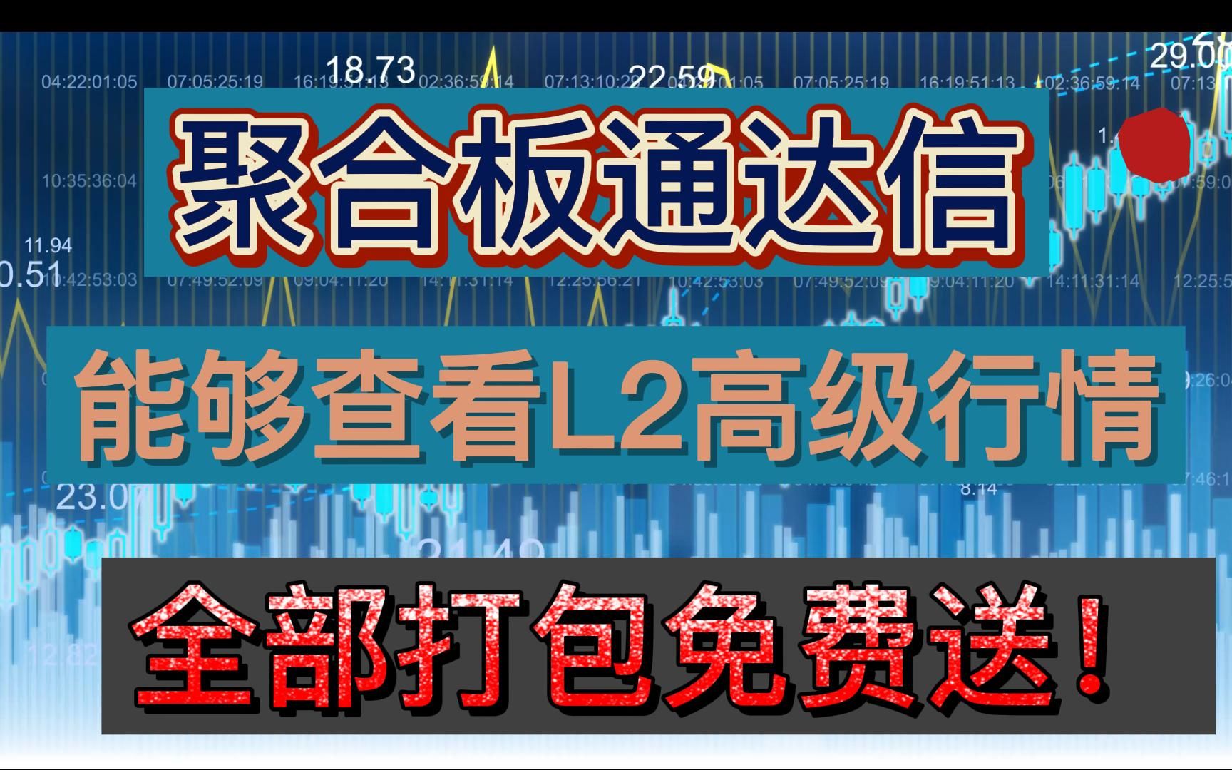 聚合板通达信——能够查看L2高级行情的通达信你见过没?外加96个...