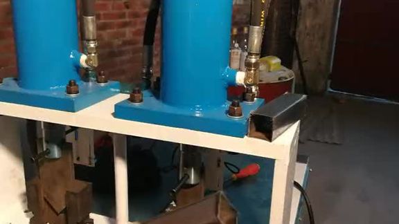 液压冲孔机方管冲弧形