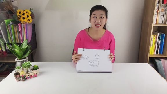 儿童画视频大全:教你画骆驼、猫头鹰和绵羊,画卡通动物必学