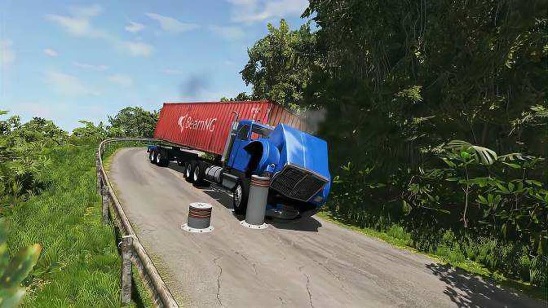 车祸模拟器:要是把这样的一个东西安装在红绿灯下面,怎么样?