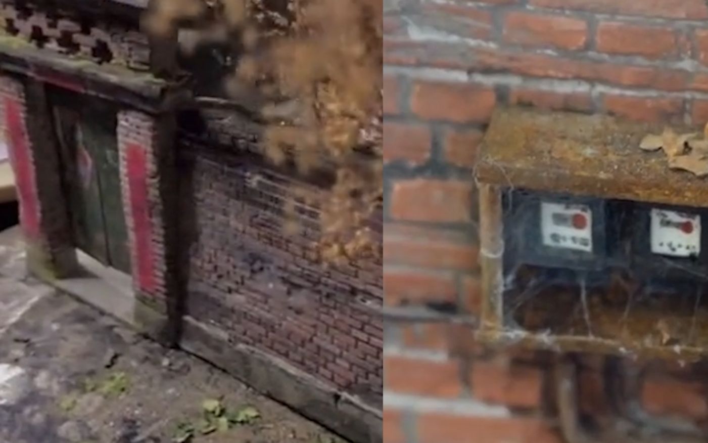 小伙微缩模型复原儿时院落 电箱上的蜘蛛网清晰可见 网友直呼想学