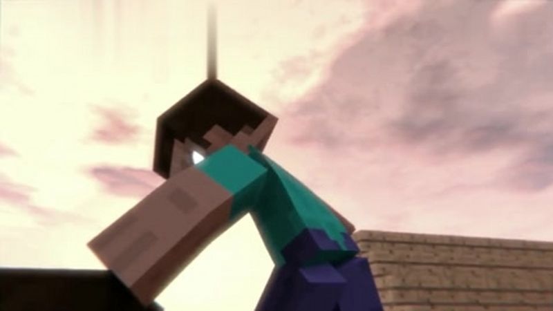 我的世界MC动画-史蒂夫与Him的终极一战,从对手变成战友