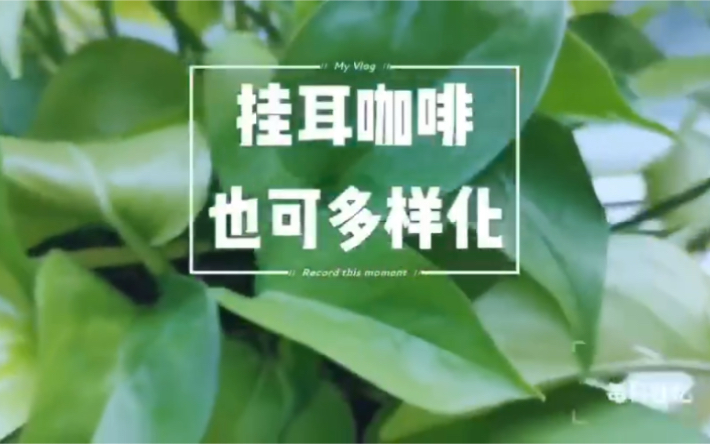挂耳咖啡多样化 好喝的咖啡 随处可得