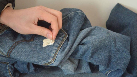衣服粘到口香糖怎么办?教你一招,轻松就去除,简单实用!