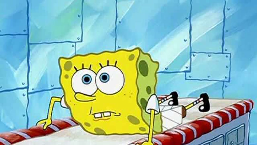 海绵宝宝:海绵宝宝受伤了,去看医生,医生告诉他是一个幸运的孩