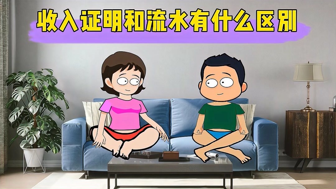 收入证明和流水有什么区别