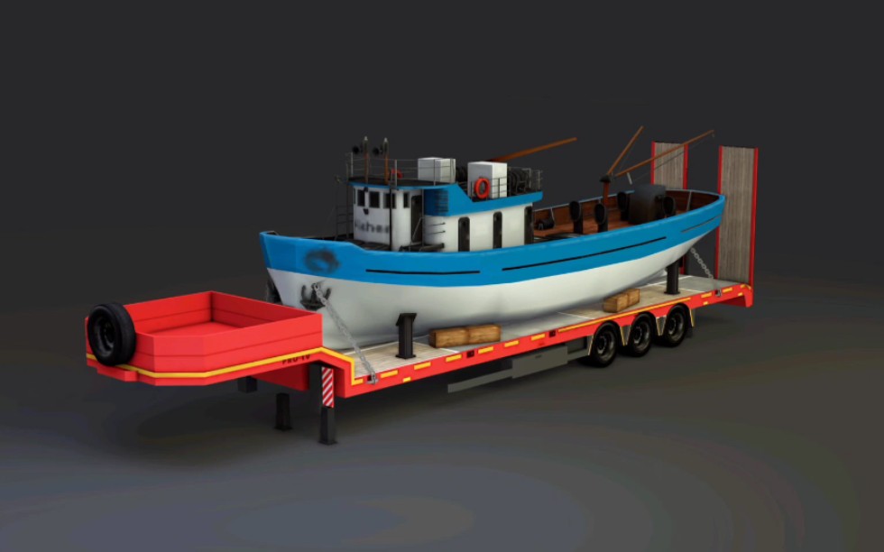 《环球卡车模拟》拖车可装载的货物!