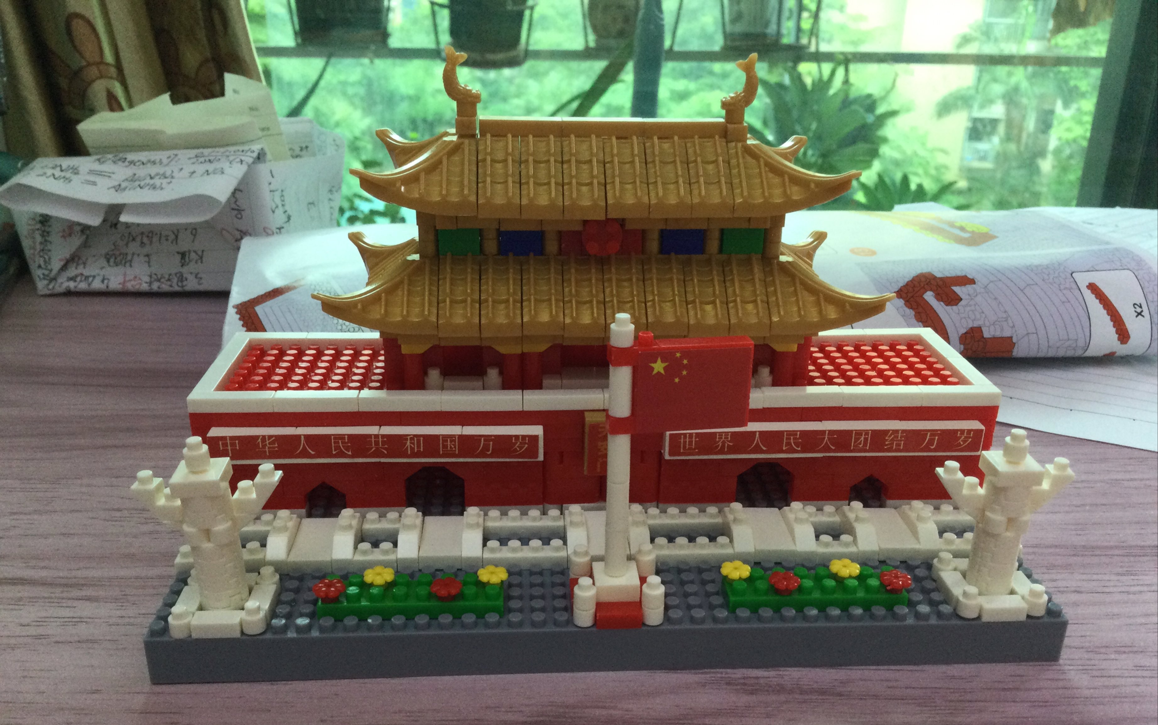 挑战拼个天安门模型(入站后首次大制作)