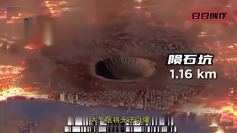 不同陨石撞击的威力大小对比陨石行星涨知识