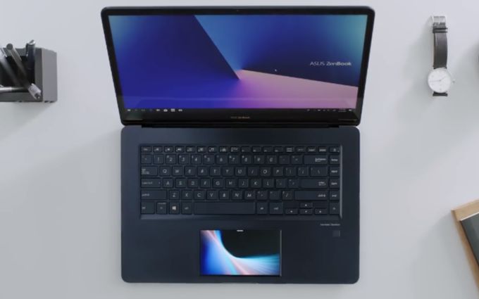 华硕ZenBook Pro 15发布 触摸板也能当屏幕完胜苹果Touch bar