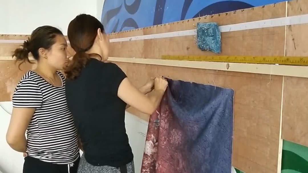 窗帘免费培训,上折波制作-捏折实践-窗帘培训,窗帘制作窗帘学习