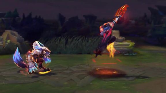 原计划皮肤 狼人的电子眼 so cool !