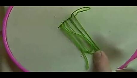 丝带绣绣法视频教程 绒毛绣「基本针法」