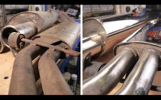 修复翻新排气管