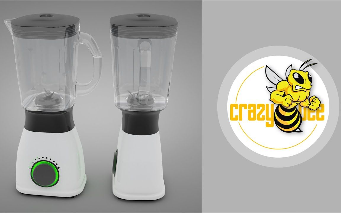 C4D水果搅拌机建模教程